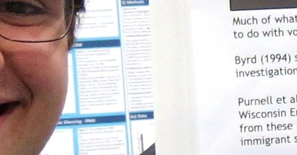 Adam Royer wins 3rd place at Denman | Department of Linguistics